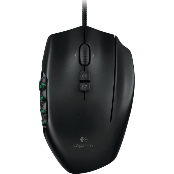 Logitech G600 MMO Gaming Mouse Black 910 002864 MTA