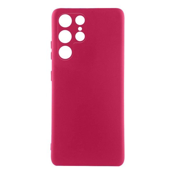 Чехол-накладка Lakshmi Silicone Cover Full Camera для Samsung Galaxy S22 Ultra Marsala купить ...