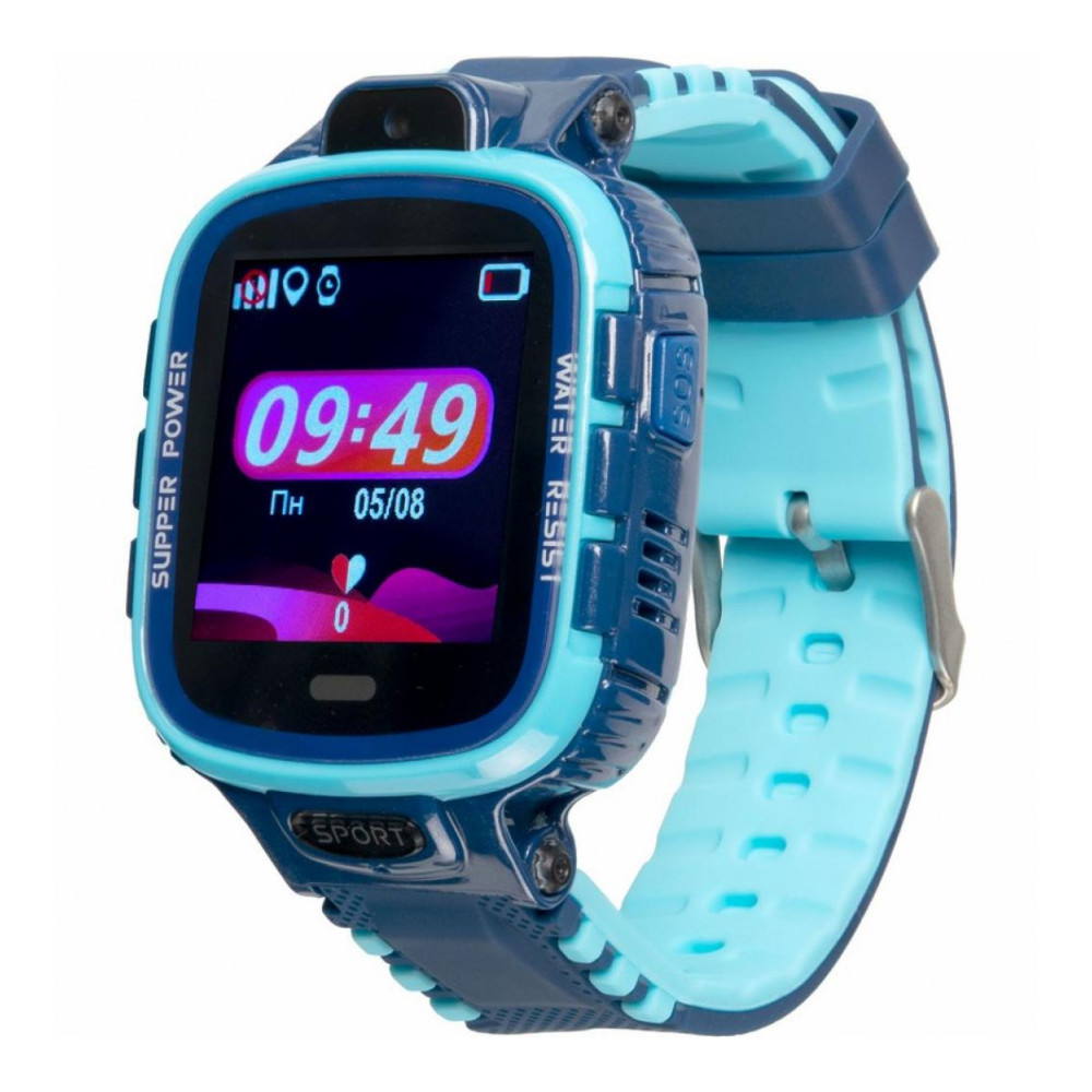 Смарт-часы Gelius Pro GP-PK001 Blue детские с GPS трекером купить, цена ...