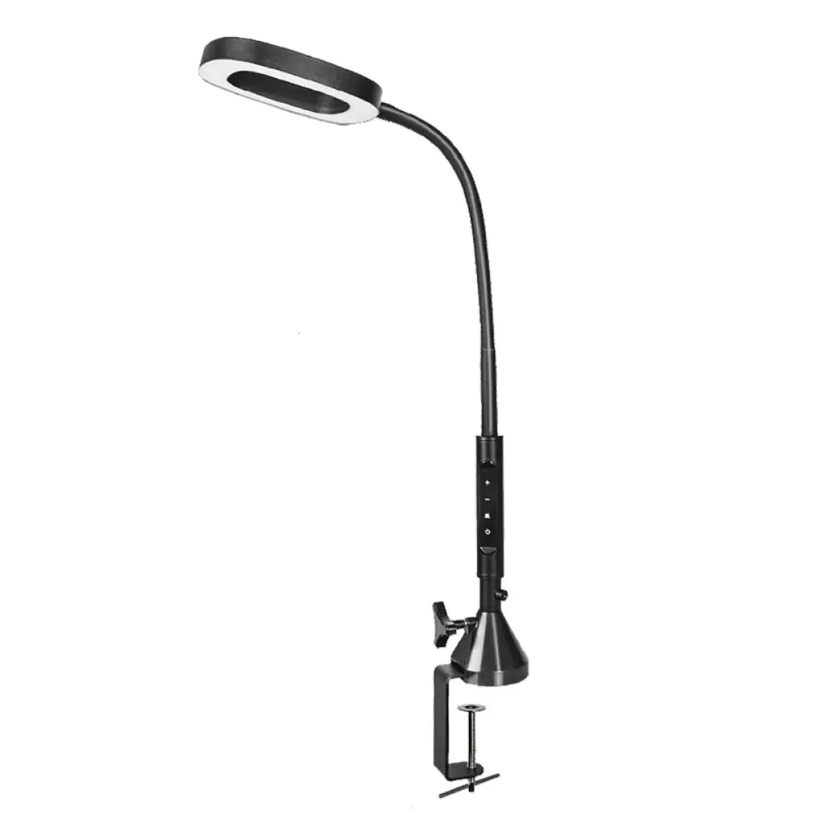 Настольная лампа WORK'S EH1024B Black LED, на струбцине (134401) купить ...