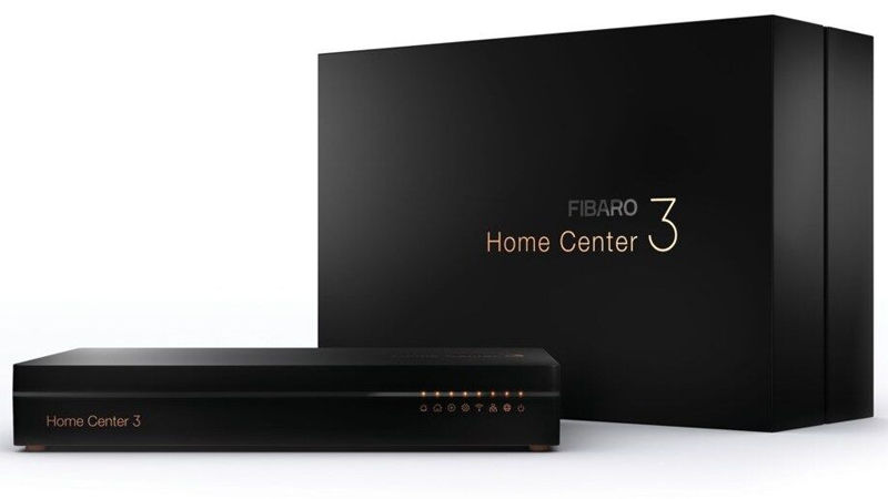 Центральный контроллер умного дома Fibaro Home Center 3 Black Z-Wave ...