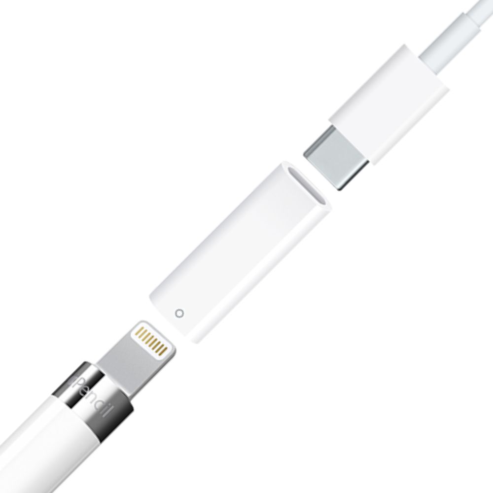 Адаптер Apple MQLU3 USB-C (мама) - Apple Pencil (мама) White купити ...