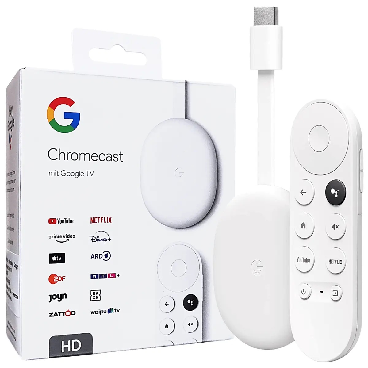Медіаплеєр Google chromecast with google tv HD White (GA03131-US ...
