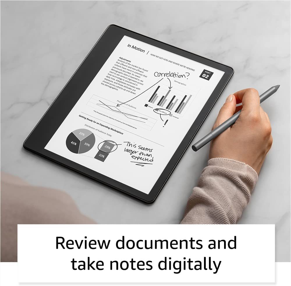 Электронная книга Amazon Kindle Scribe 16GB Premium Pen Black купить ...
